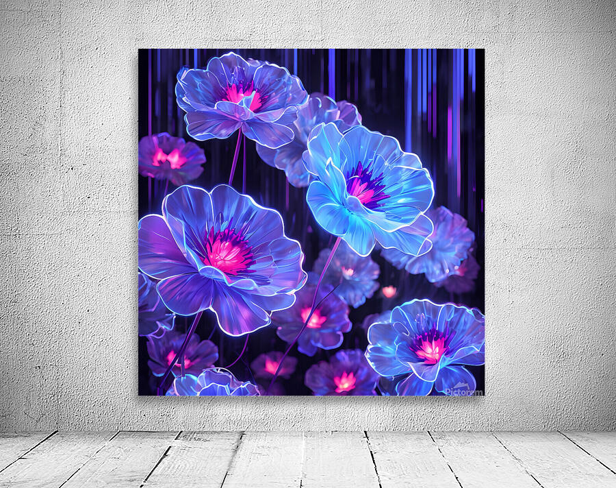 Vivid Flowers 1 by Elliarna Wall Art