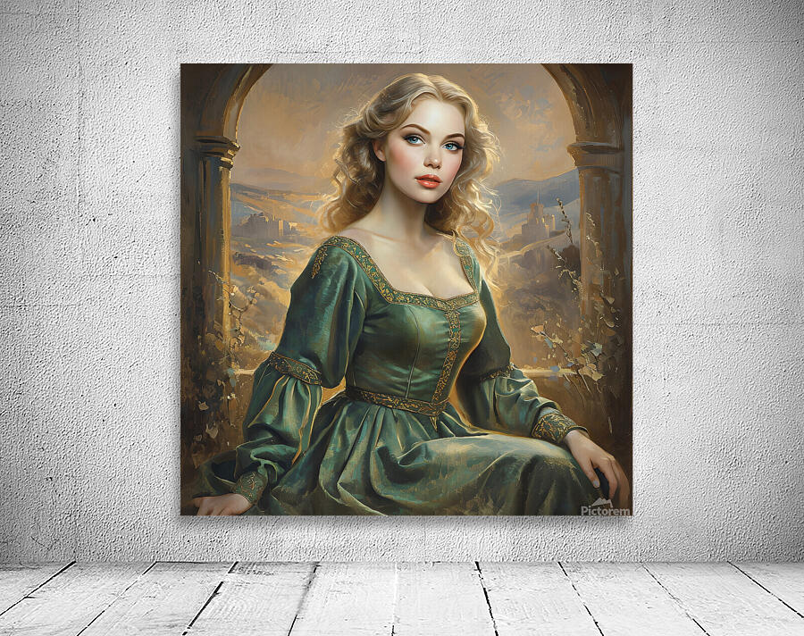 Medieval Princess 1 by Elliarna Wall Art