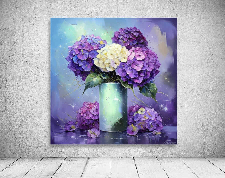 Hydrangeas 1 by Elliarna Wall Art