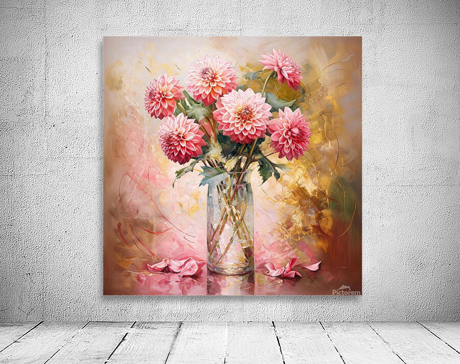 Dahlias Darling 1 by Elliarna Wall Art