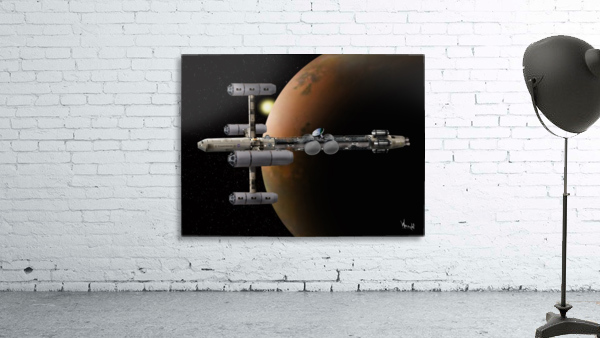 Copernicus in Mars Orbit by Bill Wright Wall Art