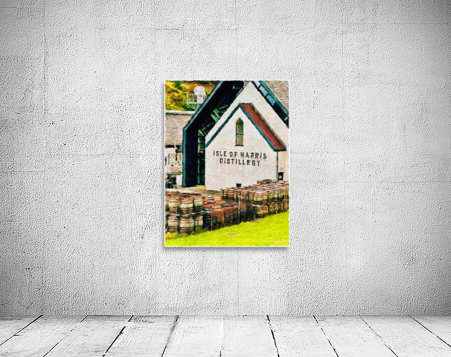 Isle of Harris Distillery by BradTaylorArt Wall Art