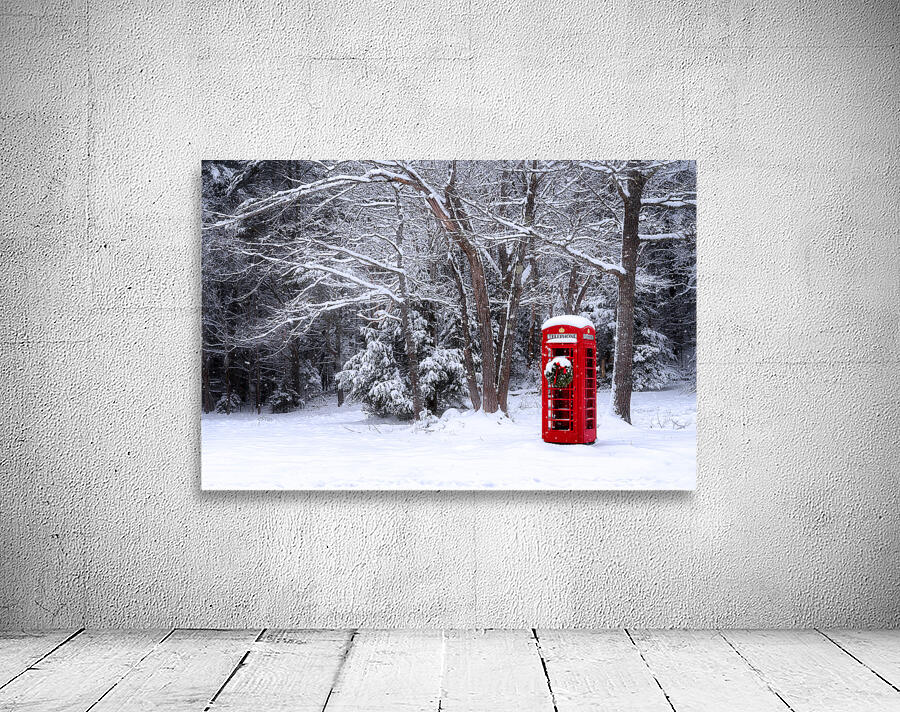 A British Christmas in Maine by Rick Berk Wall Art