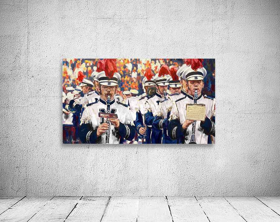 1970s Ole Miss Marching Band Art by Row One Brand Wall Art
