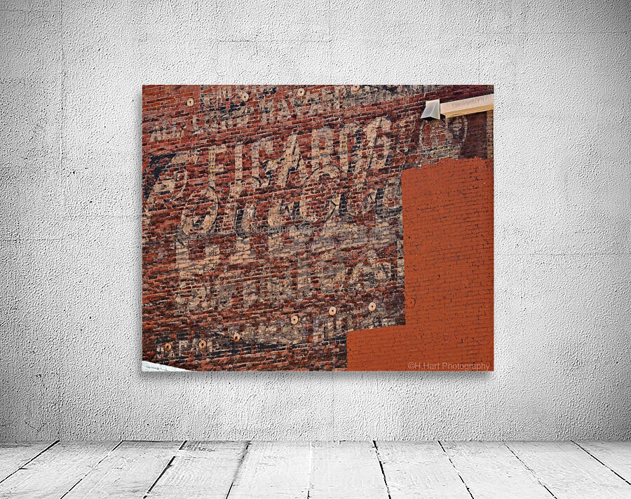 Old Signage by H.Hart Photography Wall Art