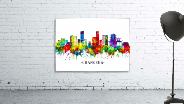 Changsha China Skyline by Towseef Dar Wall Art