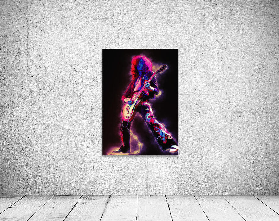 Spirit Led Zeppelin of Jimmy Page in his black dragon outfit by Gunawan ...