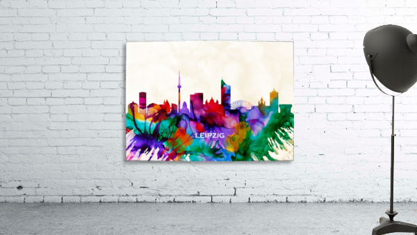 Leipzig Skyline by Towseef Dar Wall Art
