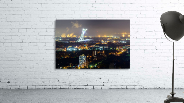 Olympic Stadium Montreal by RezieMart Wall Art
