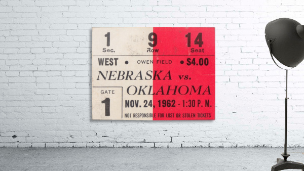 Oklahoma Sooners Owen Field Metal Sign_Ticket Stub Signs by Row One ...