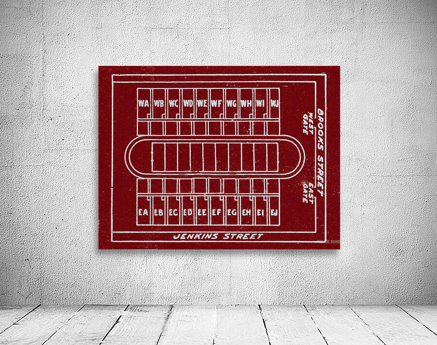 1930 Owen Field Map by Row One Brand Wall Art