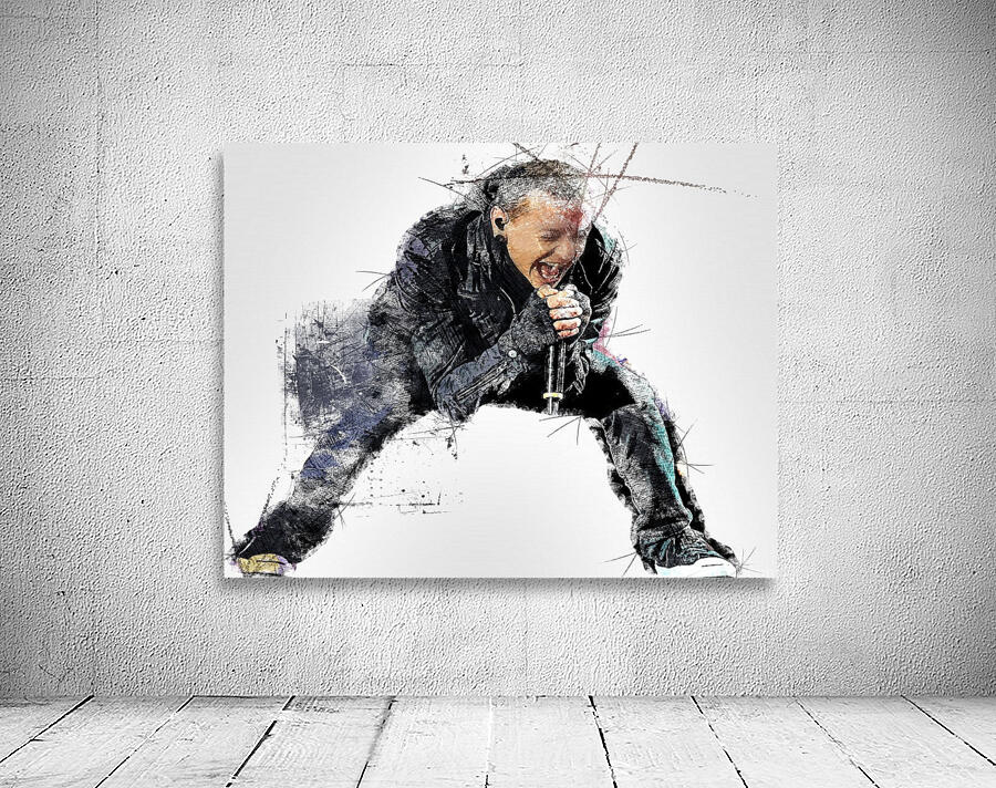 Chester Charles Bennington by ArtDragon Wall Art