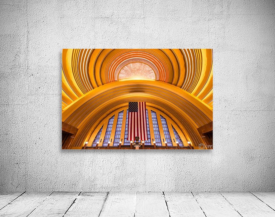 Historic Cincinnati Union Terminal Train Station by Gary Whitton Wall Art