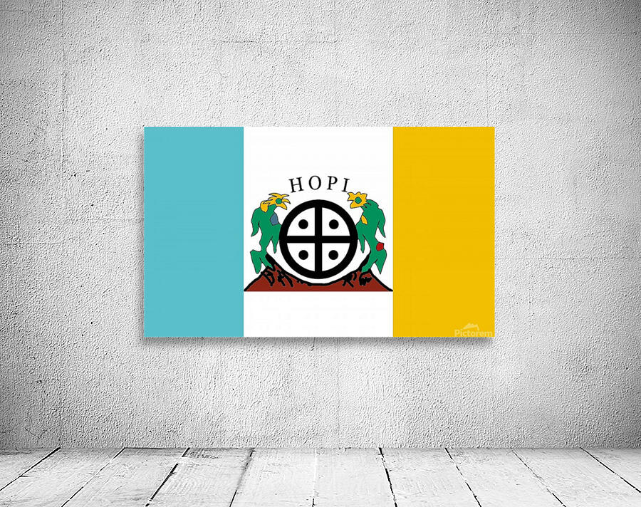 Hopi Tribe Flag by Fun With Flags Wall Art