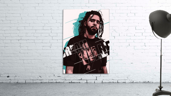 J Cole by Coolbits Artworks Wall Art