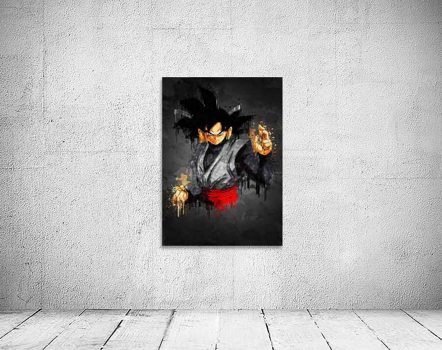 Goku Black Abstract Painting by Gunawan Rb Wall Art