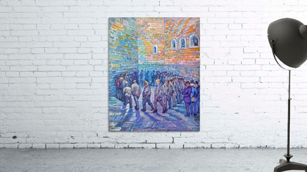 Prisoners walking the Round by Van Gogh Wall Art
