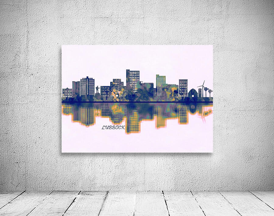 Lubbock Skyline by Towseef Dar Wall Art
