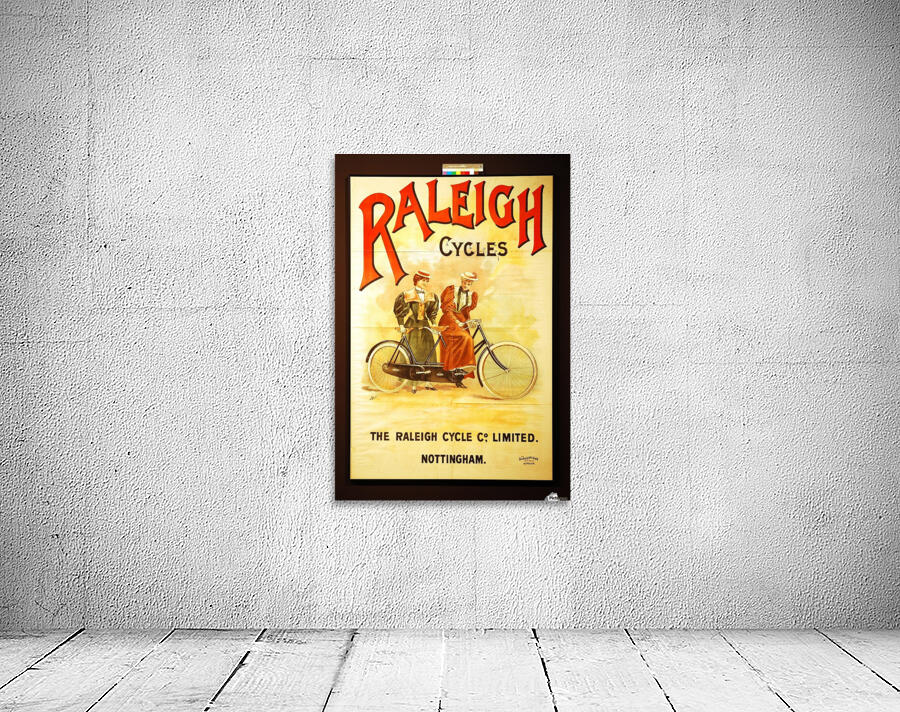 Raleigh Cycles by VINTAGE POSTER Wall Art