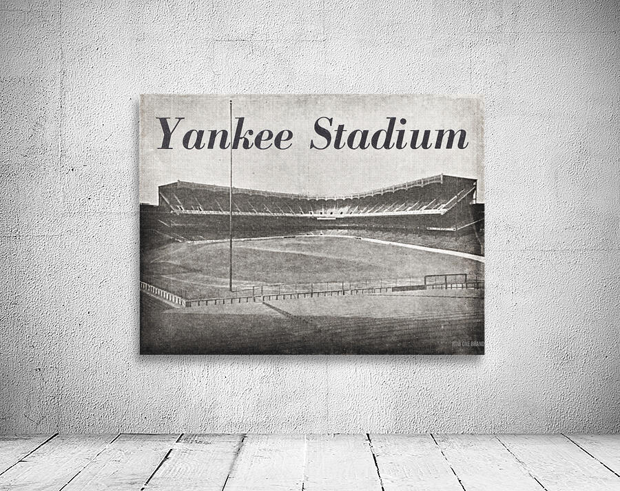 1923 Vintage Yankee Stadium Art Print by Row One Brand Wall Art