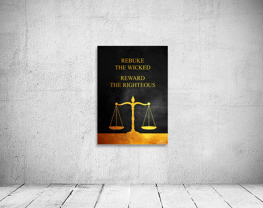 Rebuke and Reward Motivational Wall Art by ABConcepts Wall Art