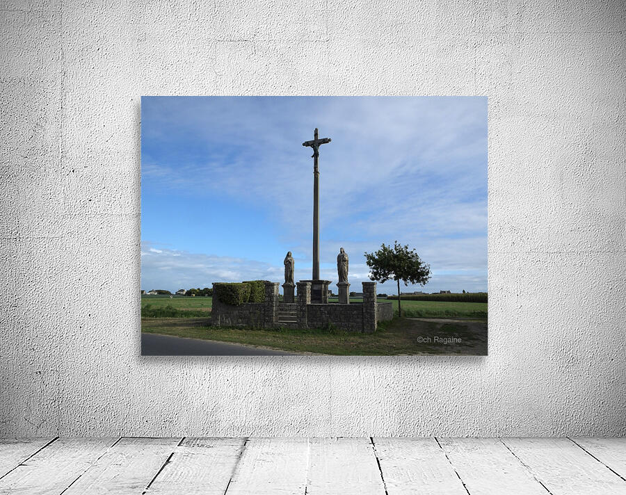 a la crois e des chemins at the crossroads by ch Ragaine Wall Art