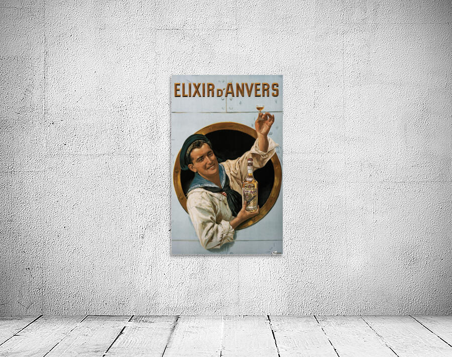 Elixir DAnvers Vintage Advertising Poster by VINTAGE POSTER Wall Art