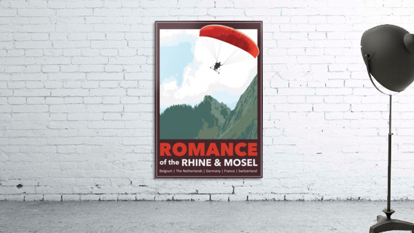Lydon, Romance of the Rhine and Mosel poster by VINTAGE POSTER Wall Art
