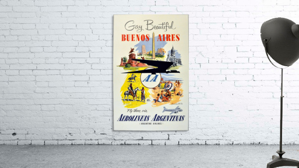 Adolph Treidler Original Vintage Travel Poster for Buenos Aires by ...