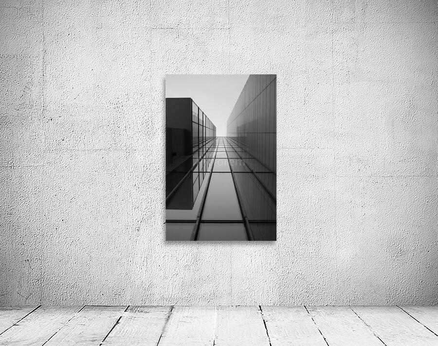 greyscale roof modern building with glass windows sunlight by GrapyArt ...