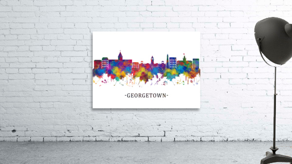 Georgetown Guyana Skyline by Towseef Dar Wall Art