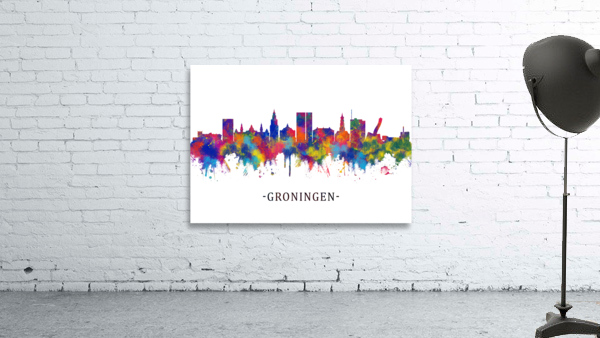 Groningen Netherlands Skyline by Towseef Dar Wall Art