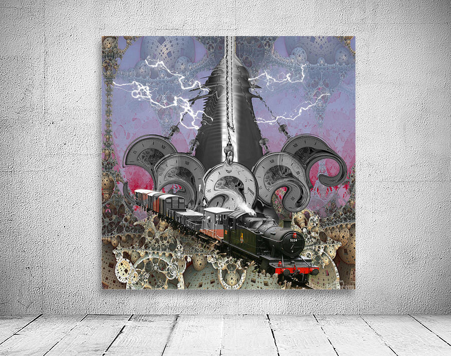 Steampunk Time Machine by Matthew Lacey Wall Art