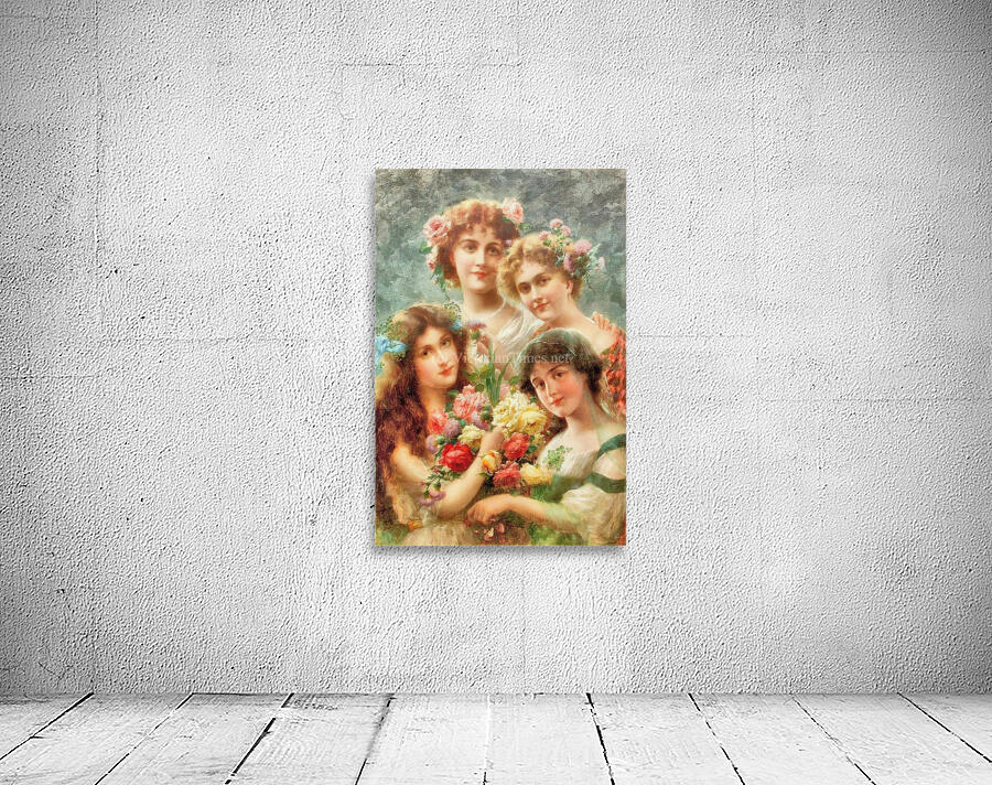 Victorian girls fine art print GIRLS by VictorianTimes net Wall Art