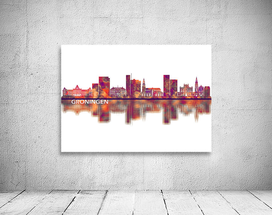 Groningen Netherlands Skyline by Towseef Dar Wall Art
