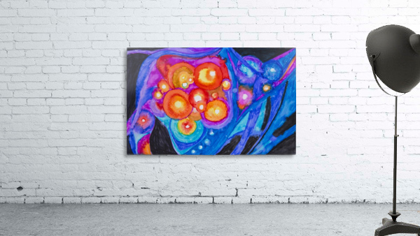 Colourful abstract painting by PacificStock Wall Art