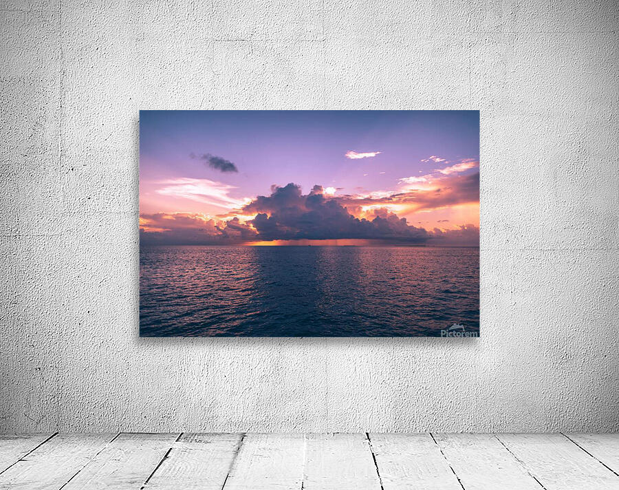 Sea sunset by Har Kwan Luk Wall Art