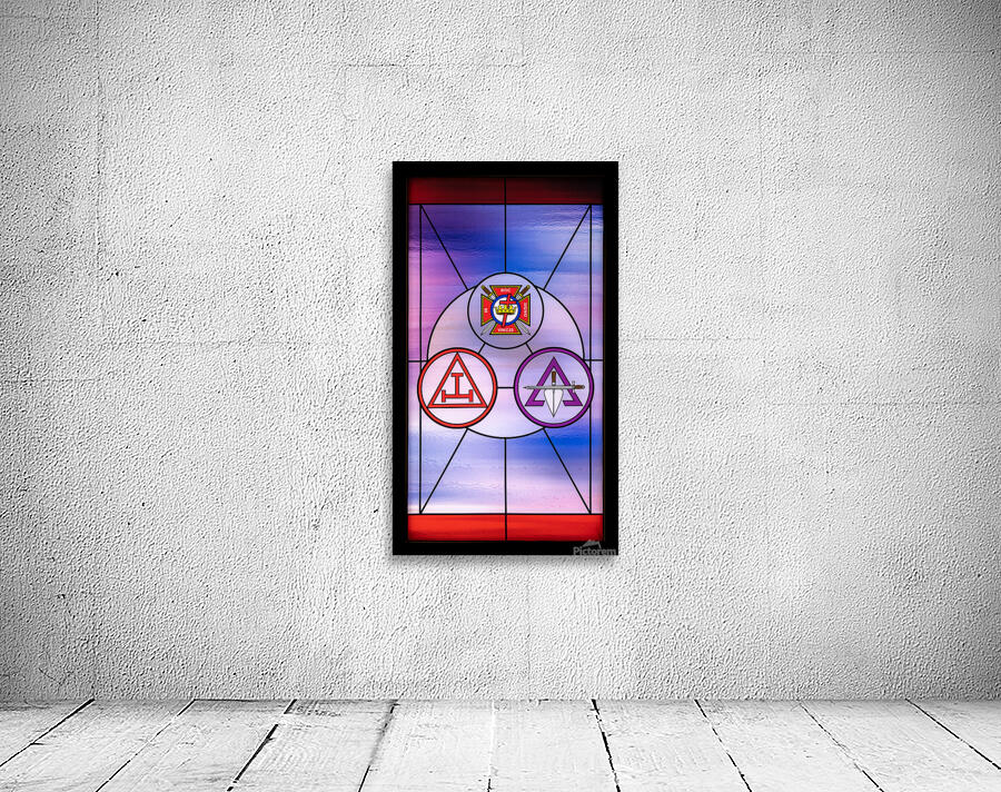 Stained glass window for the order of the Knights Templar by Steve Heap ...