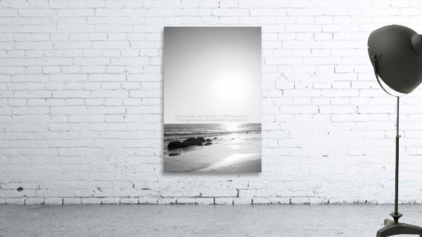 BW Golden California Sunset by 360 Studios Wall Art