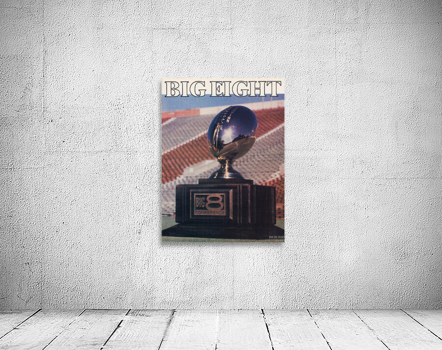 1986 Big 8 Football Poster Owen Field by Row One Brand Wall Art