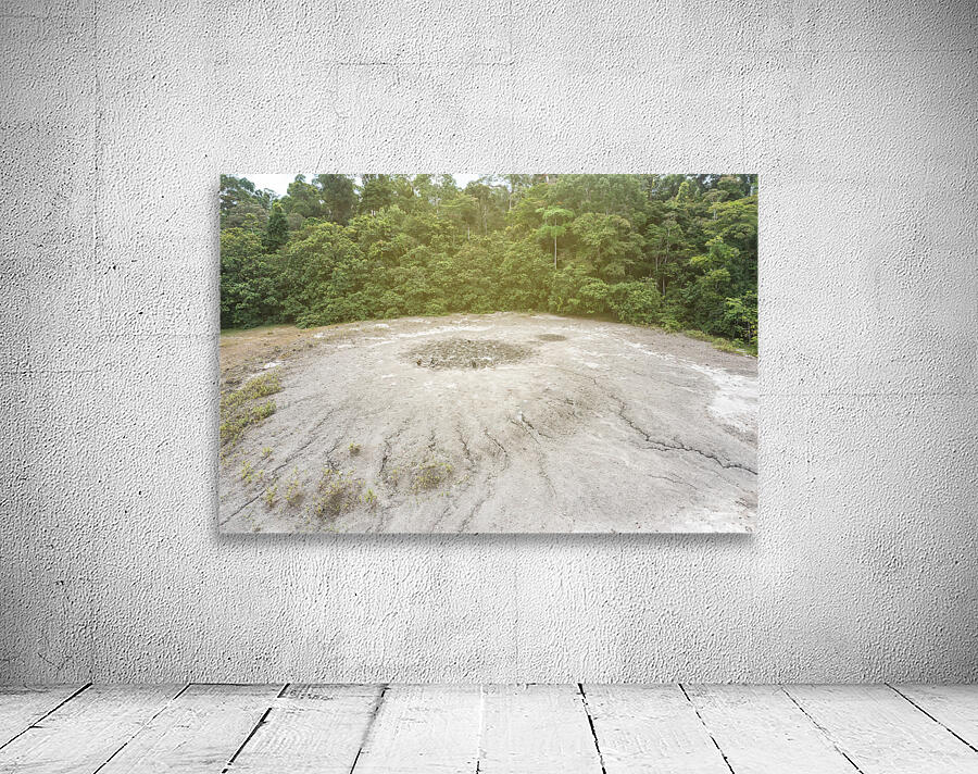 Lipad mud volcano in Tabin wildlife in Lahad Datu Sabah Borneo Malaysia ...