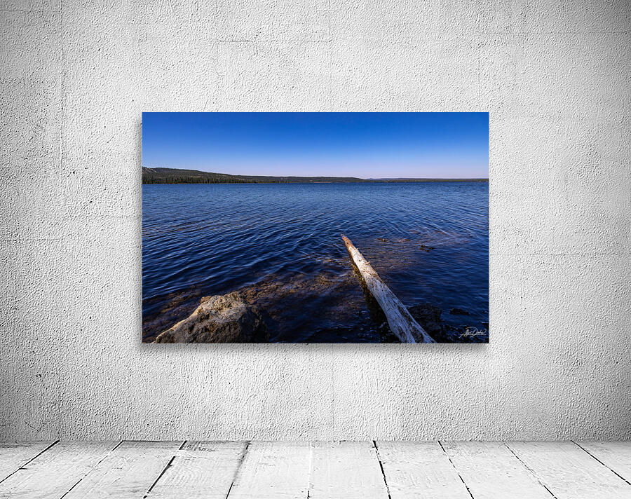 Yellowstone Lake. by AlexDahovPhoto Wall Art
