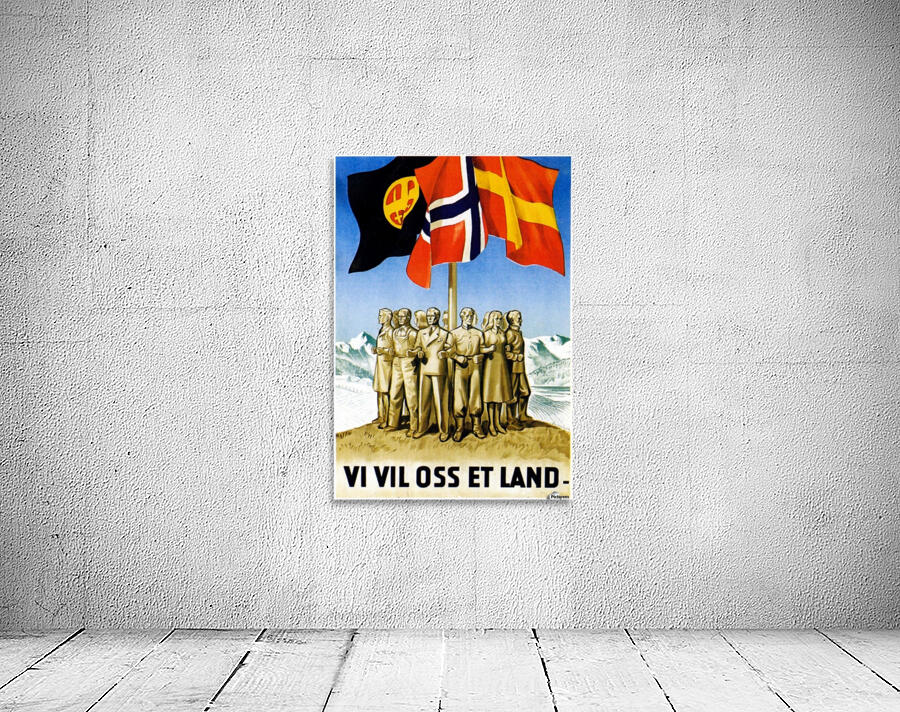 Propaganda Poster der Norwegischen Partei Nasjonal Samling by VINTAGE ...
