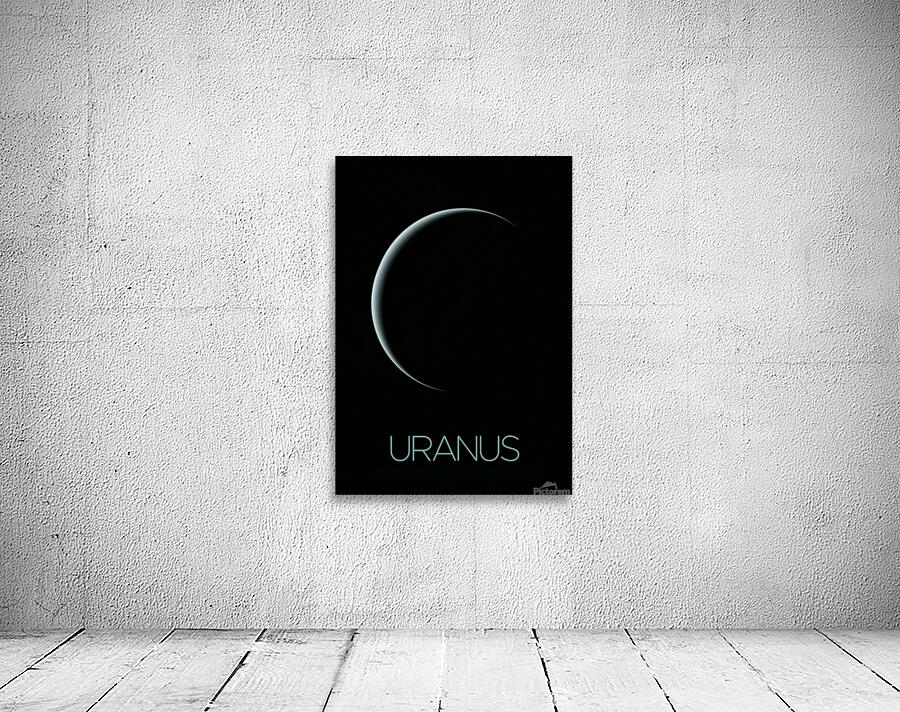 Uranus-Nasa poster by artvi Wall Art