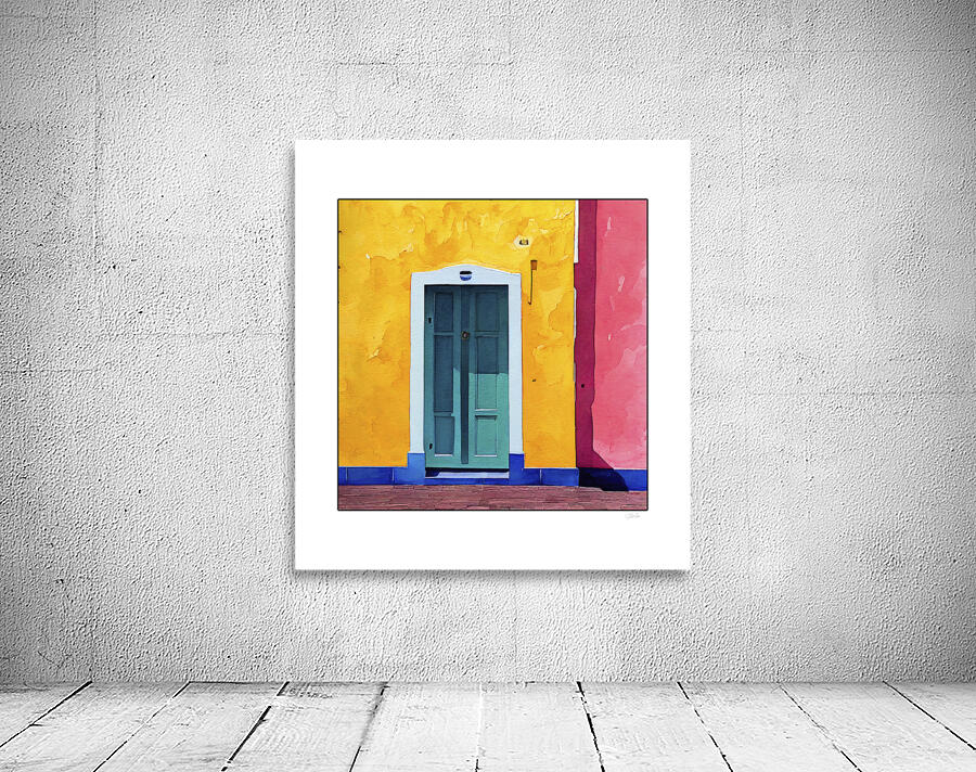 typical door of San Juan by George Bloise Wall Art