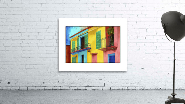 tropical island colors by George Bloise Wall Art