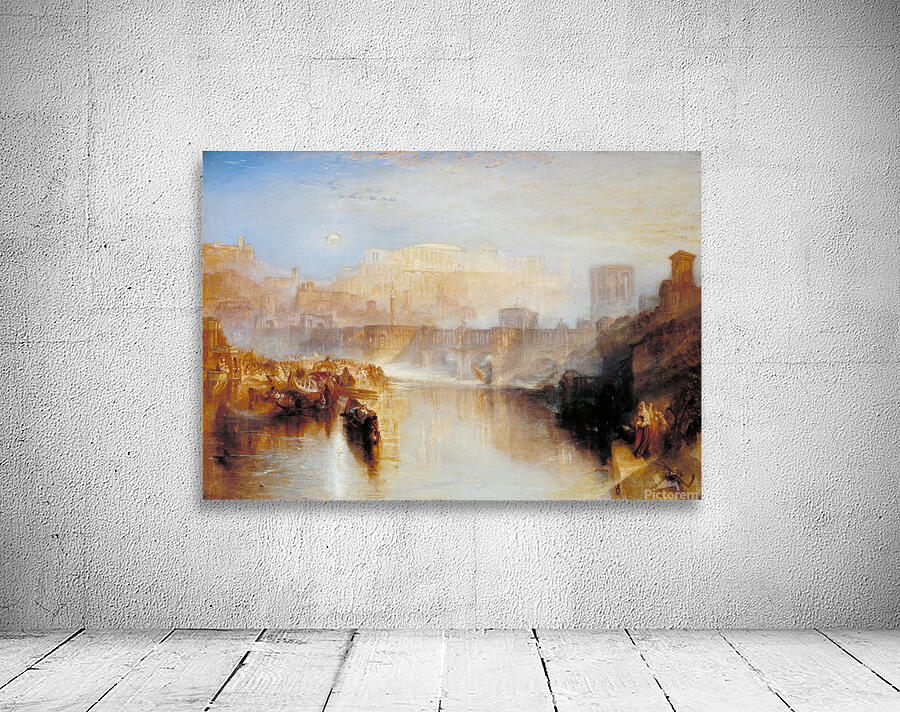 1411 Joseph Mallord William Turner Ancient Rome by artvi Wall Art