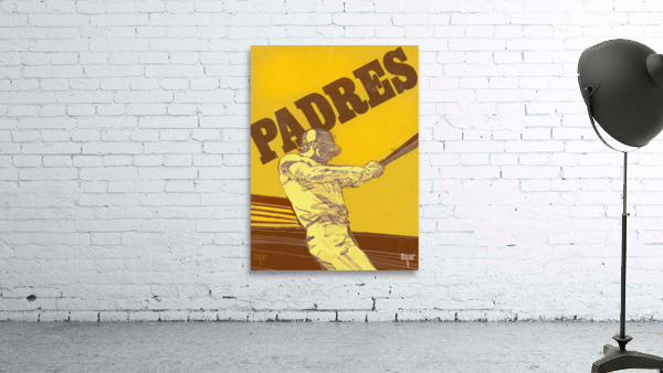 San Diego Padres Throwback Seventies Art by Row One Brand Wall Art