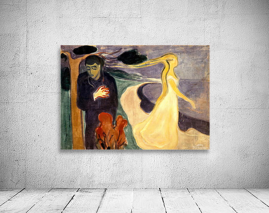 4495 Edvard Munch separacion by artvi Wall Art