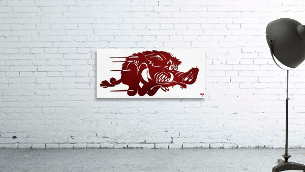 1981 Arkansas Razorback Art by Row One Brand Wall Art